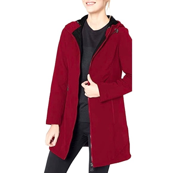 Calvin Klein | Jackets & Coats | Calvin Klein Red Coat | Poshmark